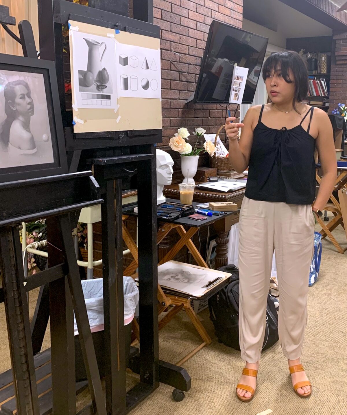 Wednesday - Drawing Made Easy - Lourdes Maria Ong - Hindes Fine Art Gallery