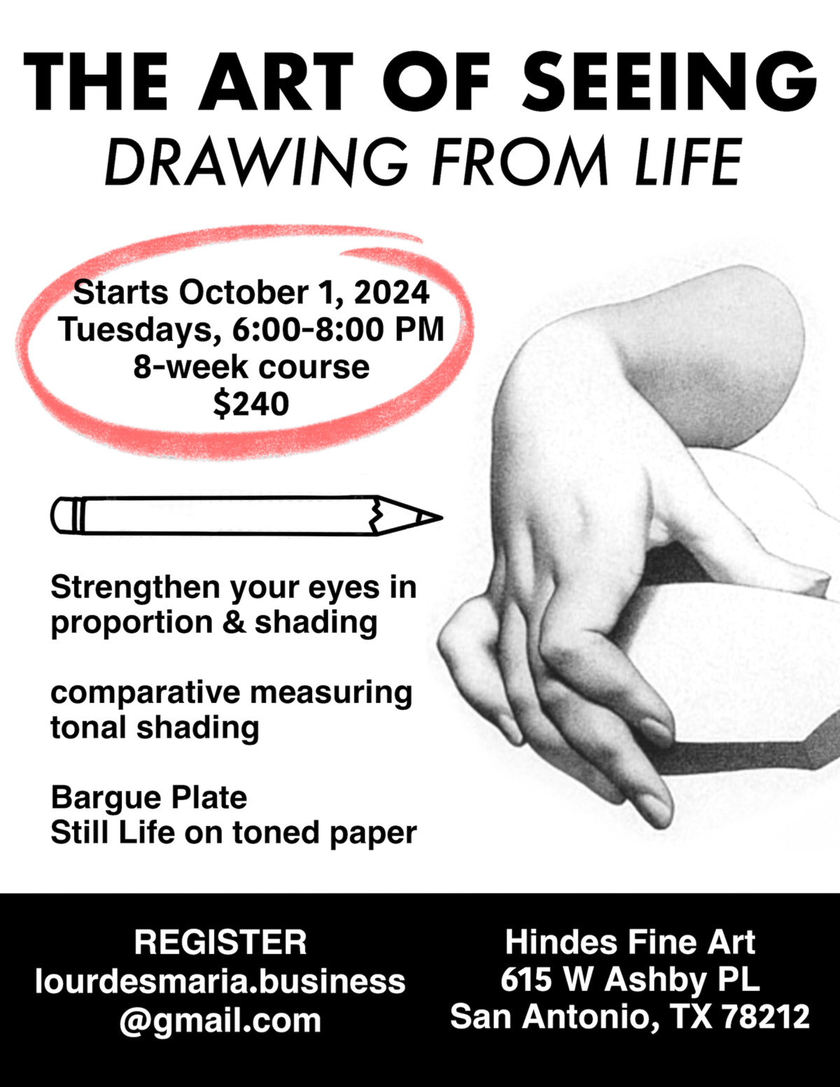 Comparative Measuring Class - Hindes Fine Art Gallery